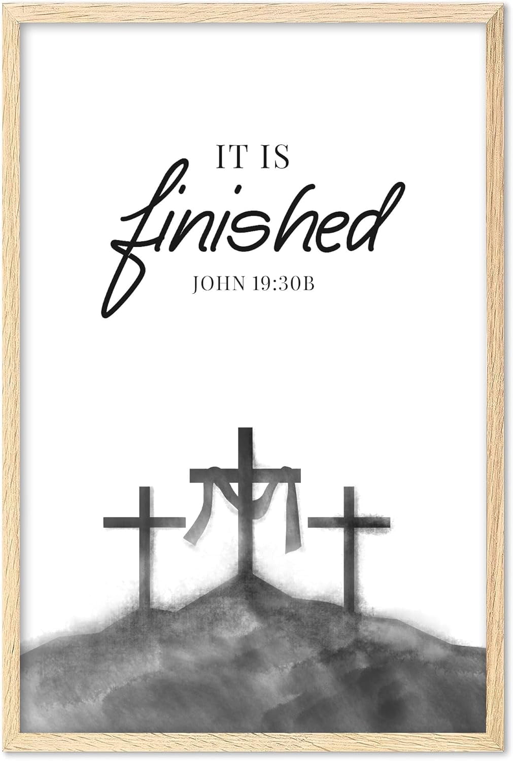 Eastern Print John 19:30 It Is Finished, Wall Art Good Friday, Lent ...