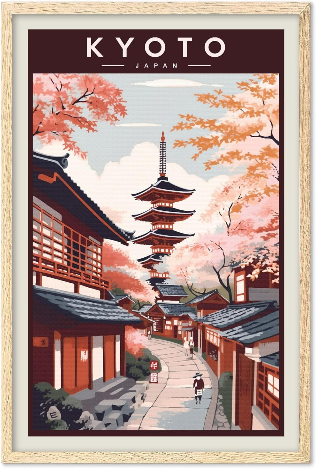 Eastern Print Kyoto Art Print, Japan Travel Poster, Kyoto Poster, Japanese Print, Japan Print ...