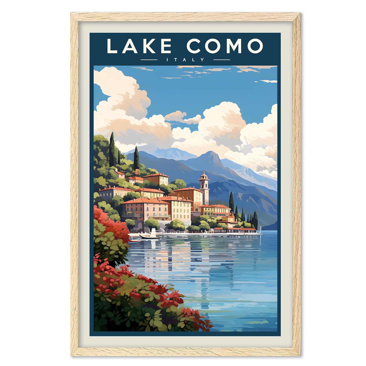 Eastern Print Lake Como Poster, Lake Como Print, Italy Poster, Italy ...
