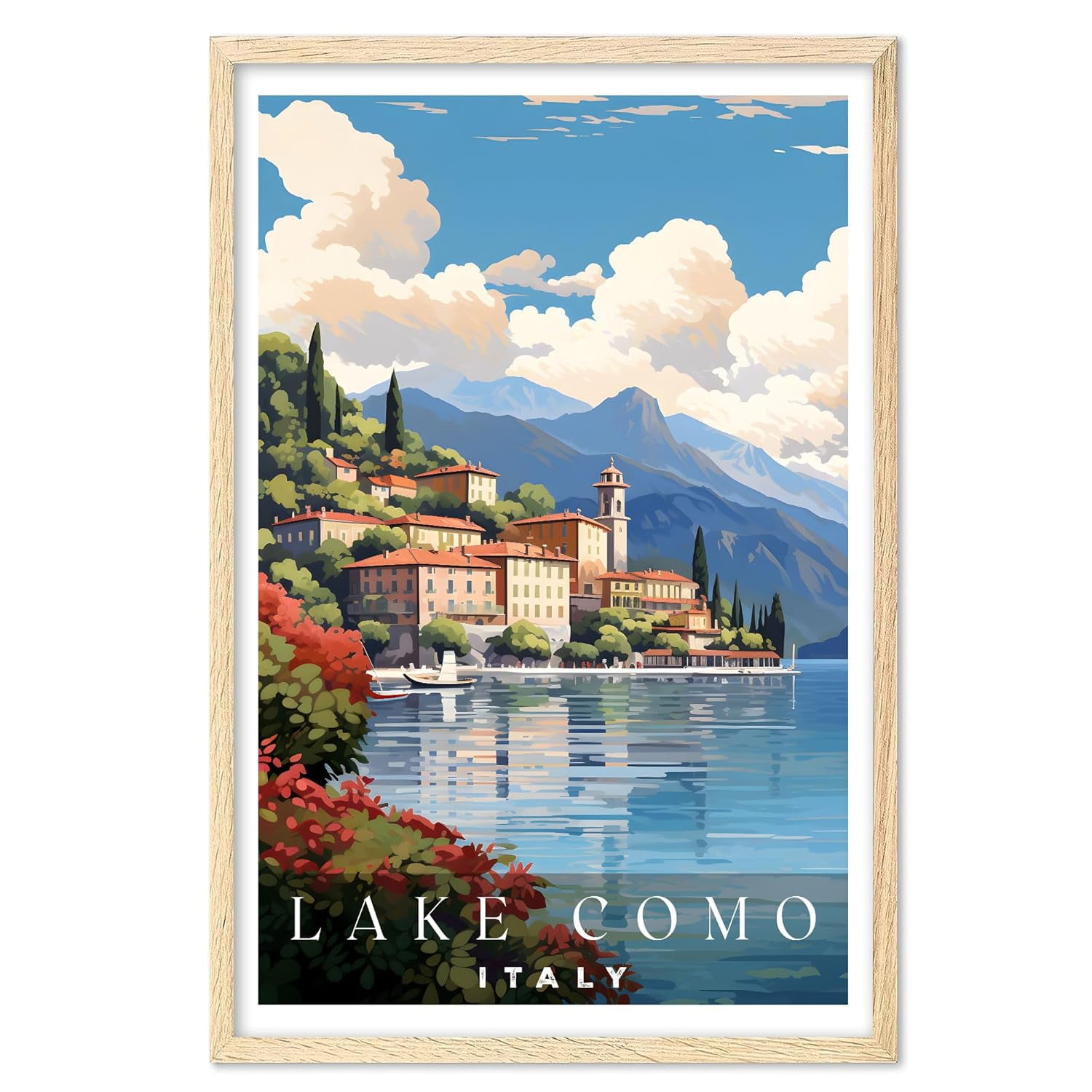 Eastern Print Lake Como Poster, Lake Como Print, Italy Poster, Italy ...