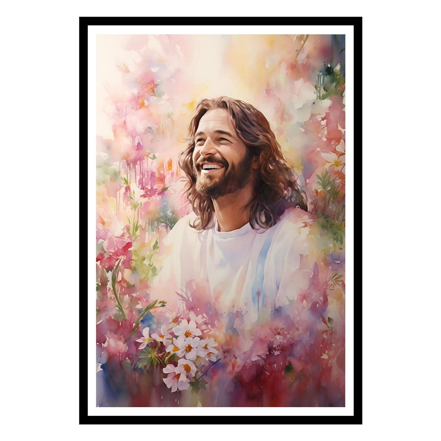 Eastern Print Laughing Christ, Christ's Smile, Jesus Laughing, Jesus ...
