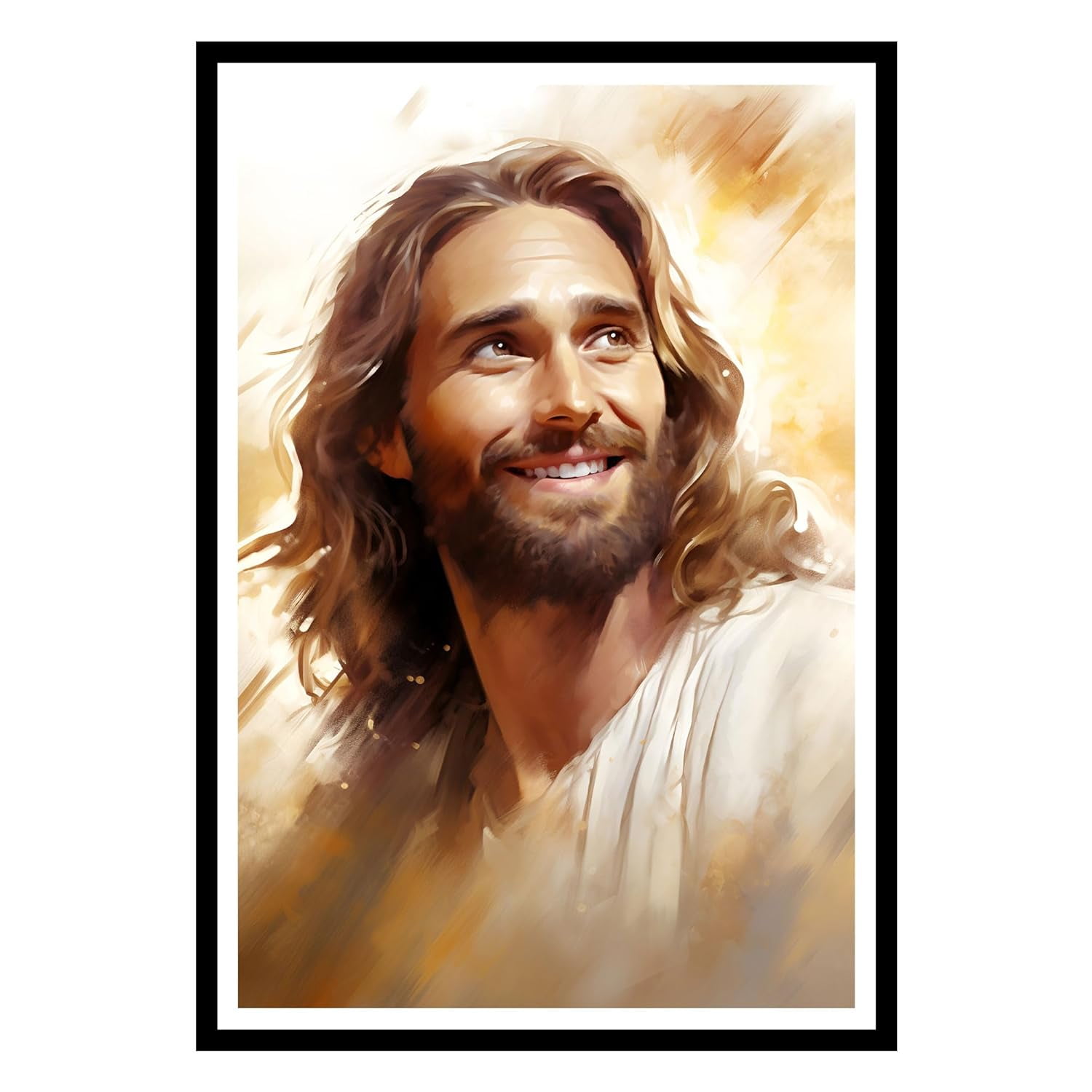 Eastern Print Laughing Christ, Christ's Smile, Jesus Laughing, Jesus ...