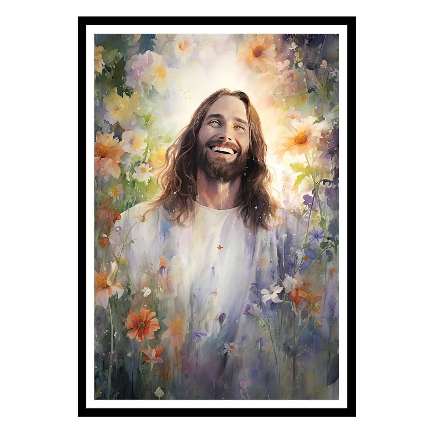 Eastern Print Laughing Christ, Christ's Smile, Jesus Laughing, Jesus ...