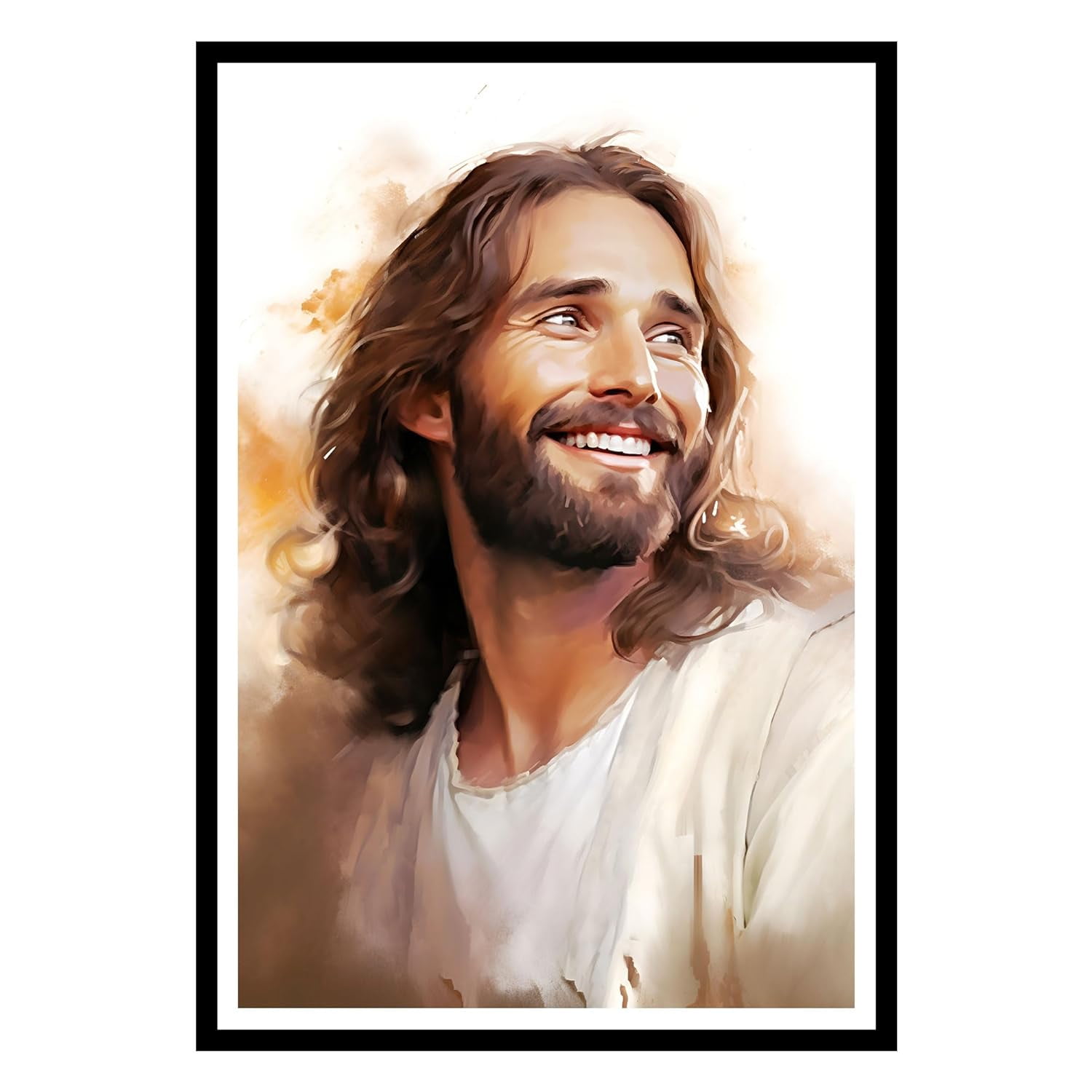 Eastern Print Laughing Christ, Christ's Smile, Jesus Laughing, Jesus ...