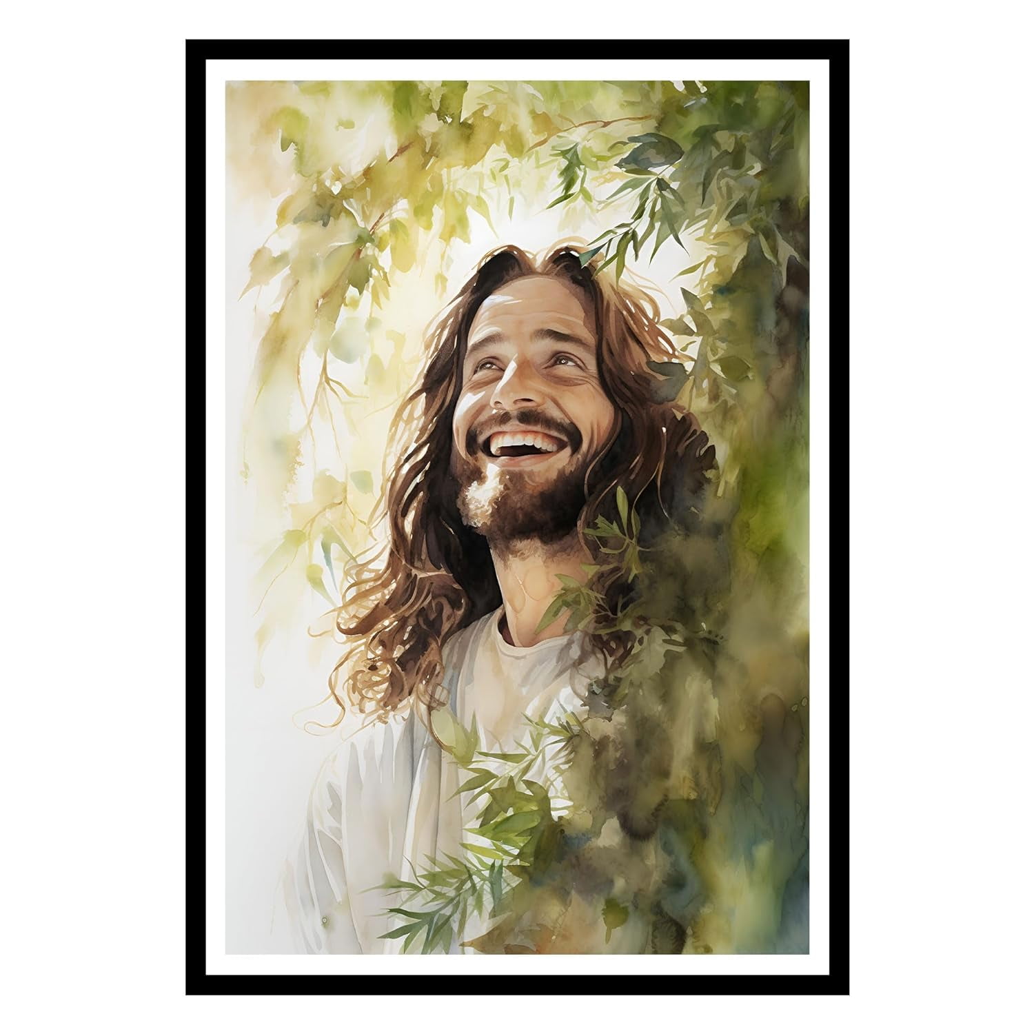 Eastern Print Laughing Christ, Christ's Smile, Jesus Laughing, Jesus ...