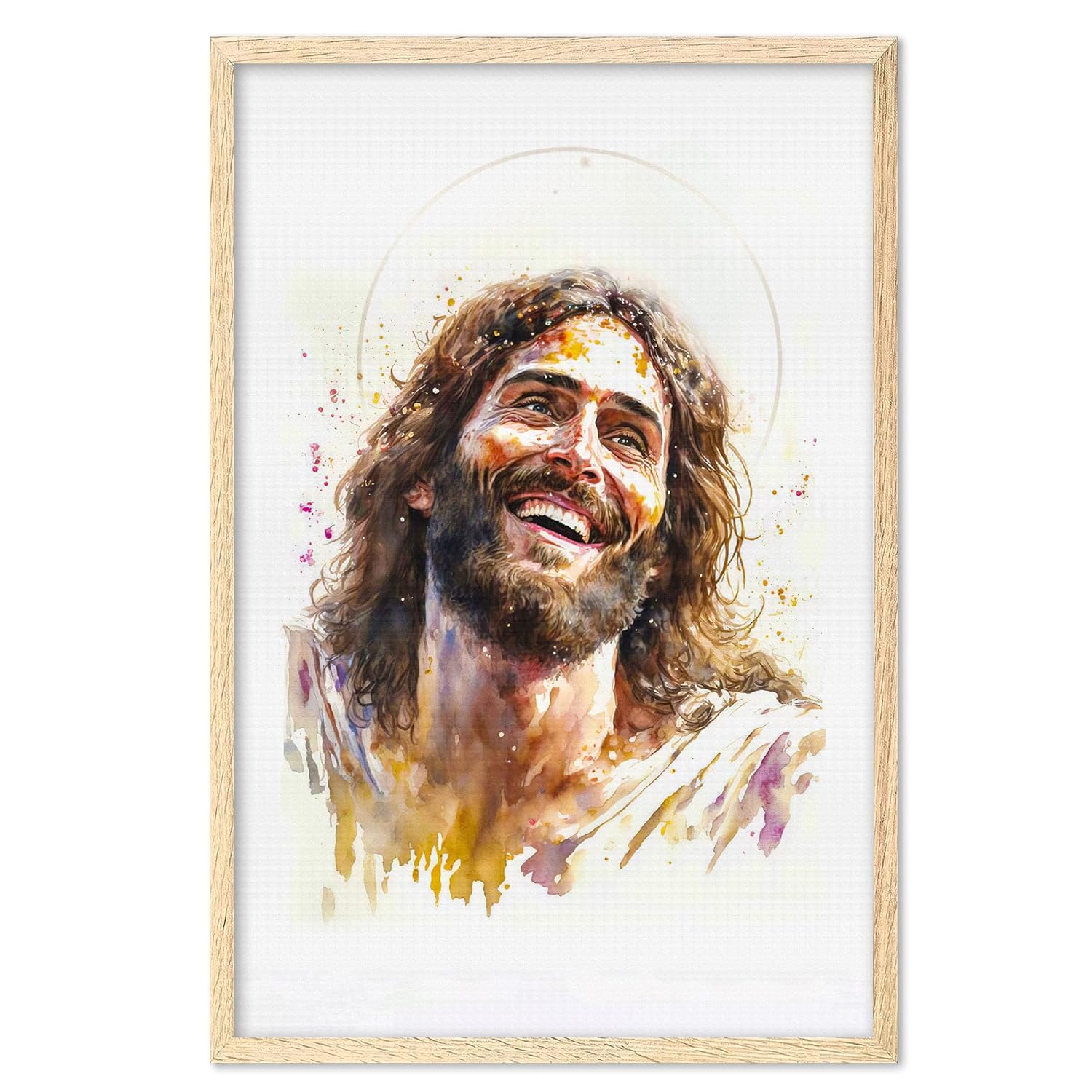 Eastern Print Laughing Christ, Christ's Smile, Jesus Picture, Jesus ...