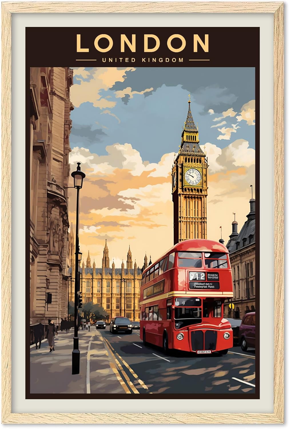 Eastern Print London Poster, London Wall Art, London Prints, London ...
