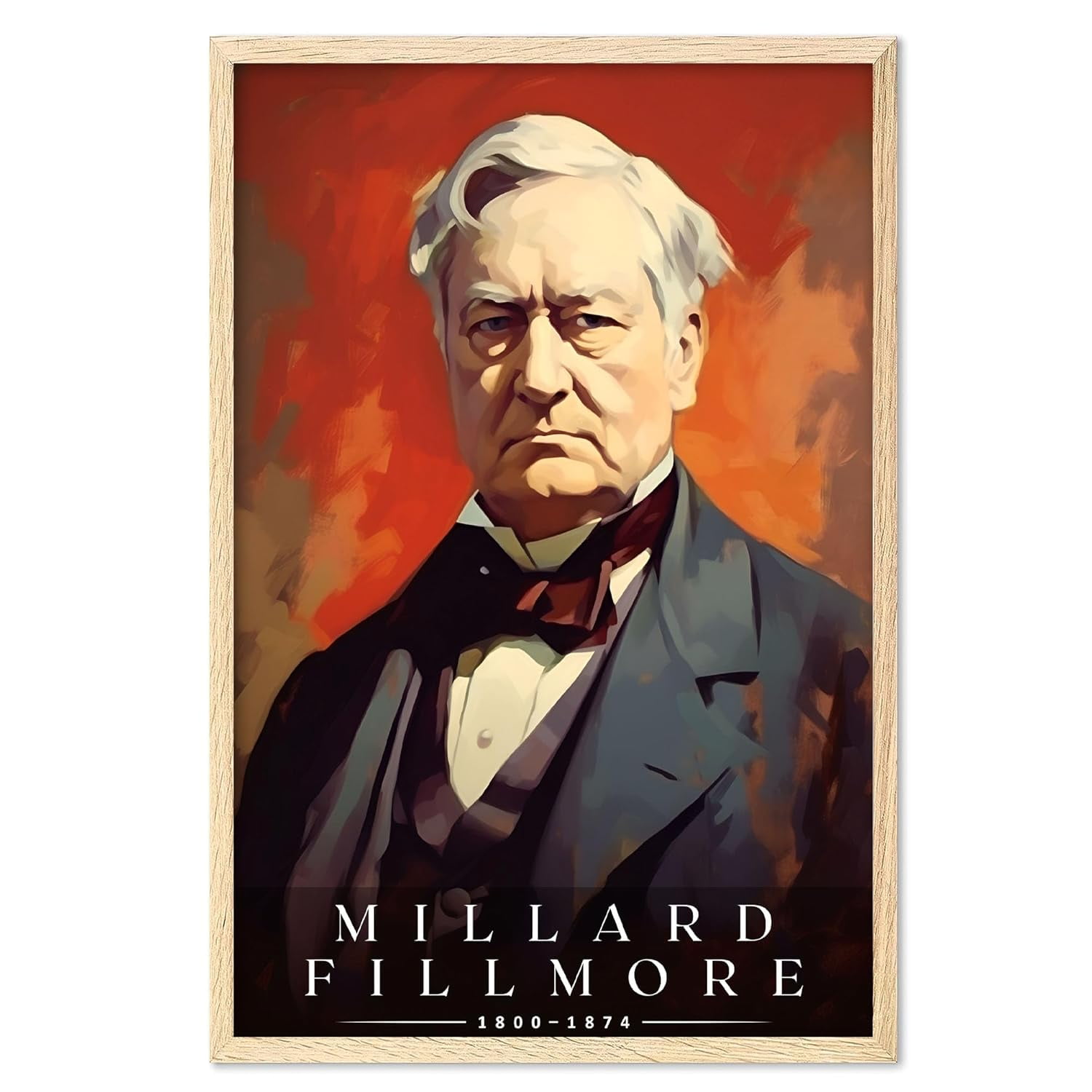 Eastern Print Millard Fillmore Poster, Millard Fillmore Wall Art, USA ...