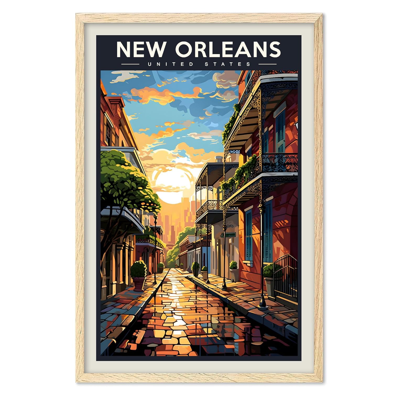Eastern Print New Orleans Poster, New Orleans Print, United States ...