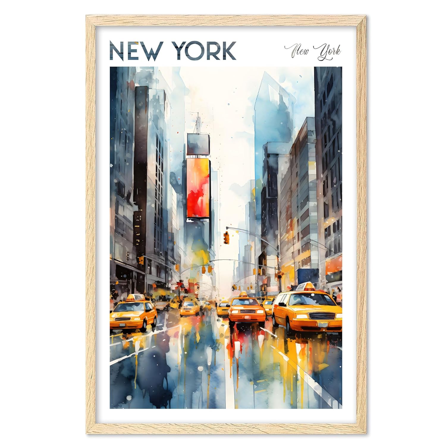 Eastern Print New York Poster, New York Poster, New York Wall Art ...