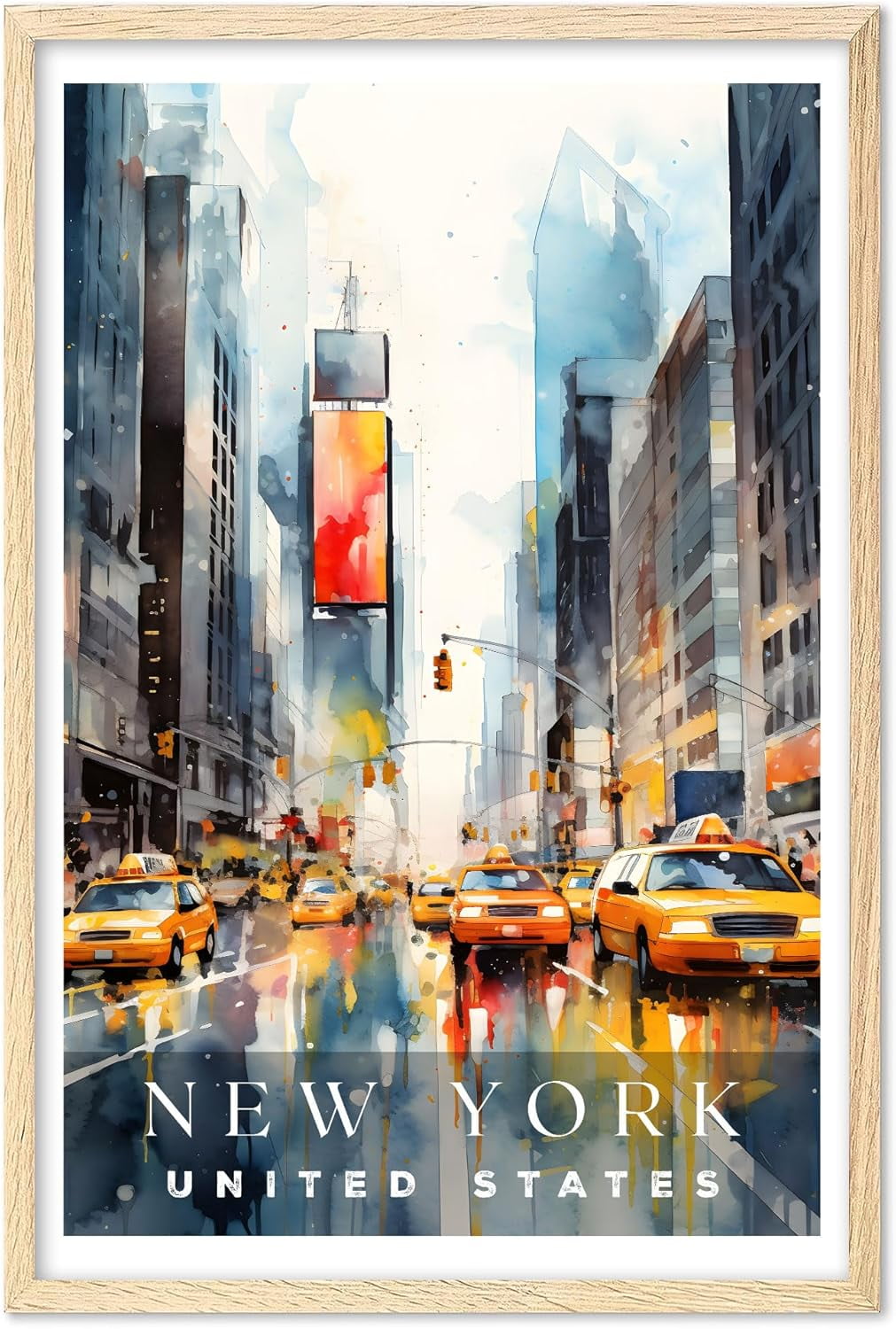 Eastern Print New York Poster, New York Poster, New York Wall Art ...