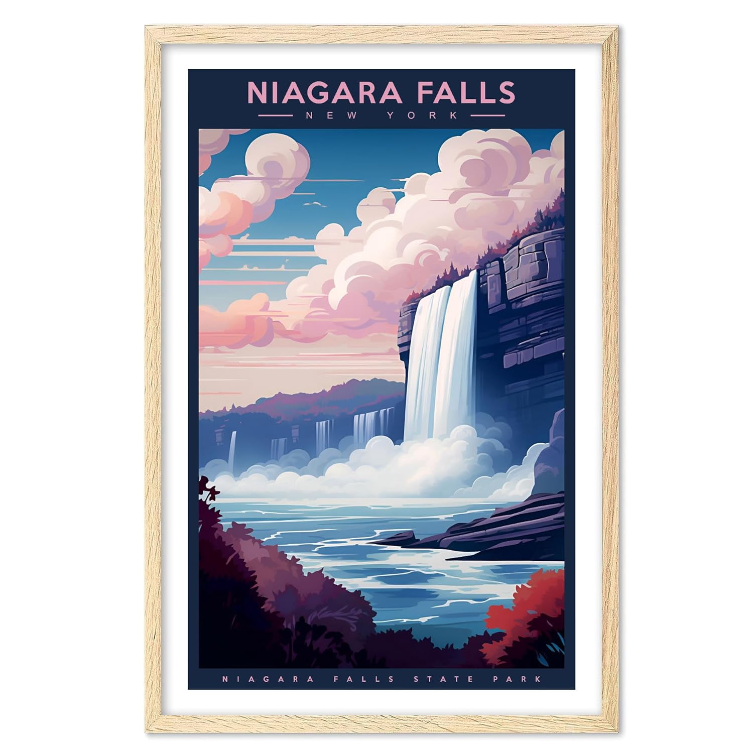 Eastern Print Niagara Falls Poster, Niagara Falls State Park Poster ...