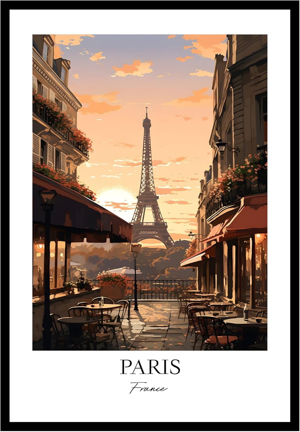 Eastern Print Paris Poster, France Poster, Paris Wall Art, Vintage ...