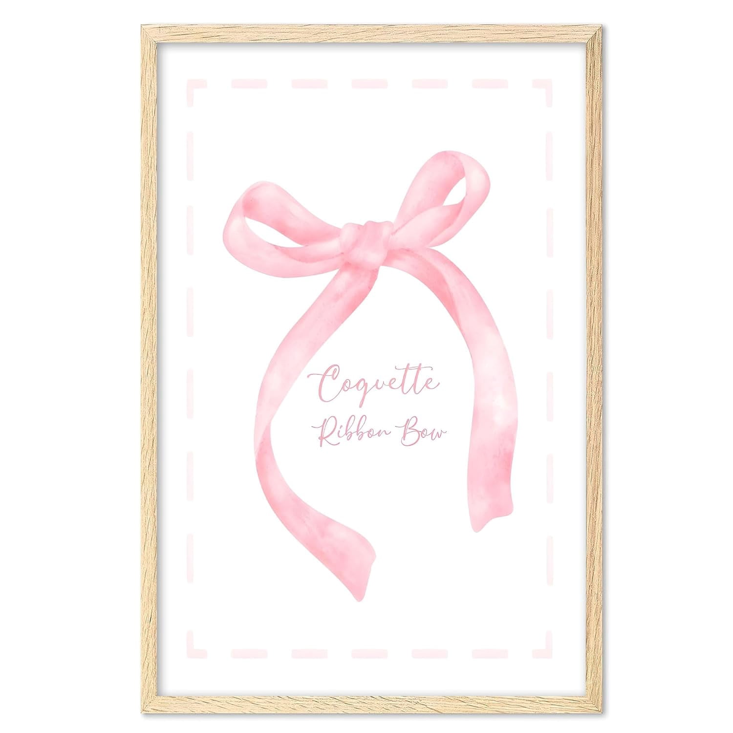 Eastern Print Pink Coquette Trendy Preppy Wall Art, Pink Preppy Posters ...