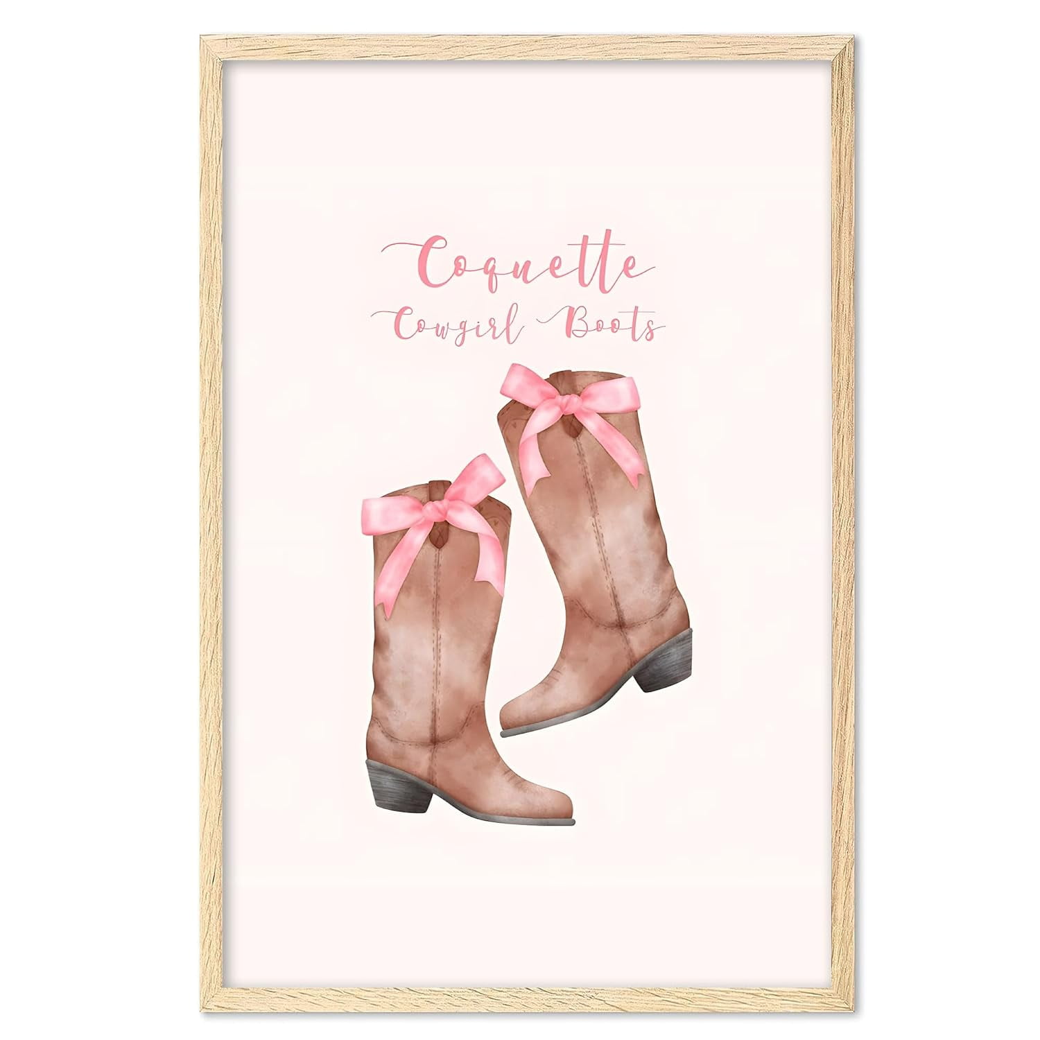 Eastern Print Pink Coquette Trendy Preppy Wall Art, Pink Preppy Posters ...