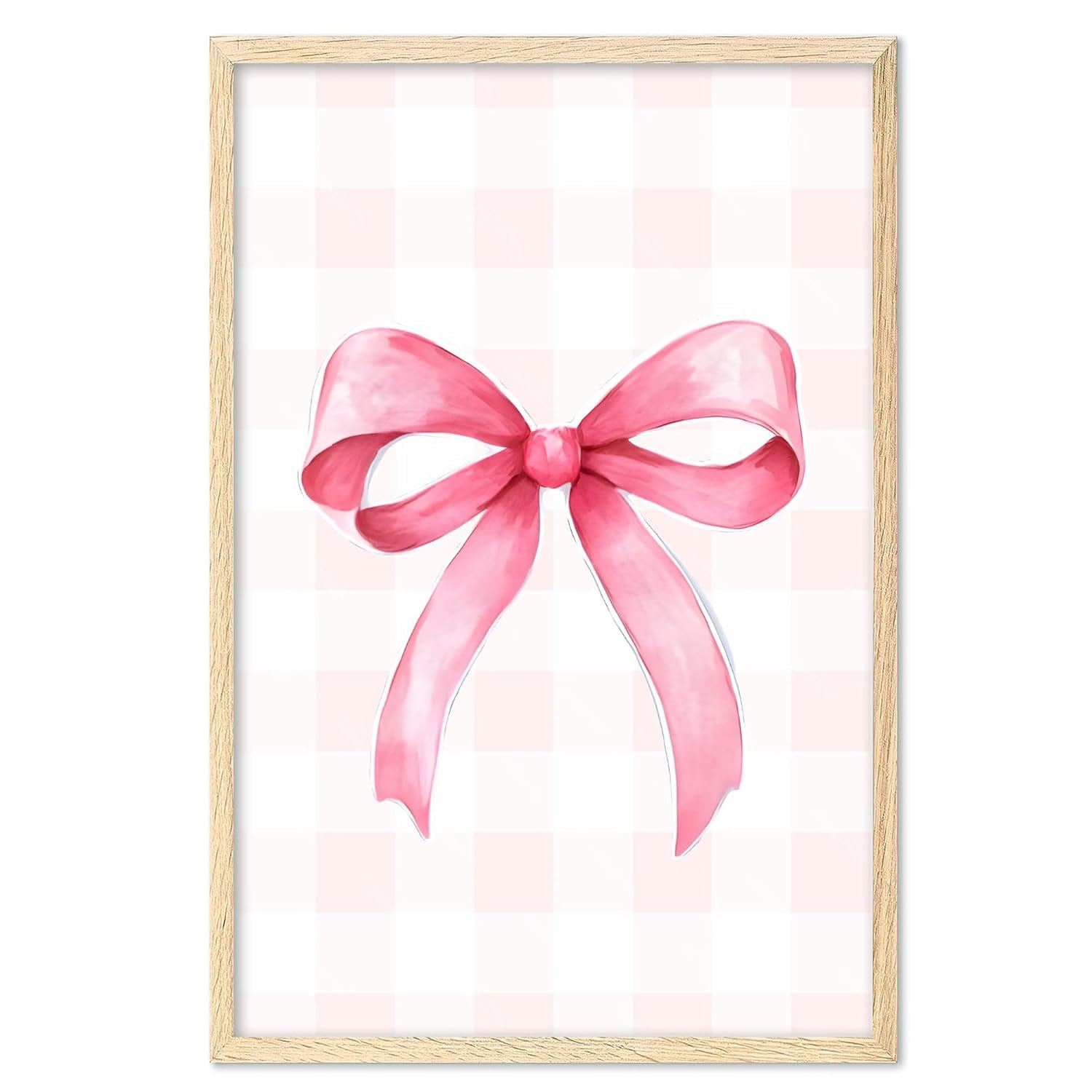 Eastern Print Pink Coquette Trendy Preppy Wall Art, Pink Preppy Posters ...