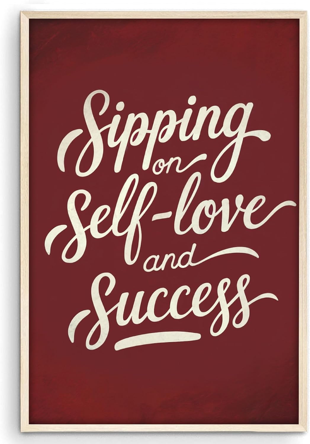 Eastern Print Positive Affirmations Wall Art, Motivational Quote For ...