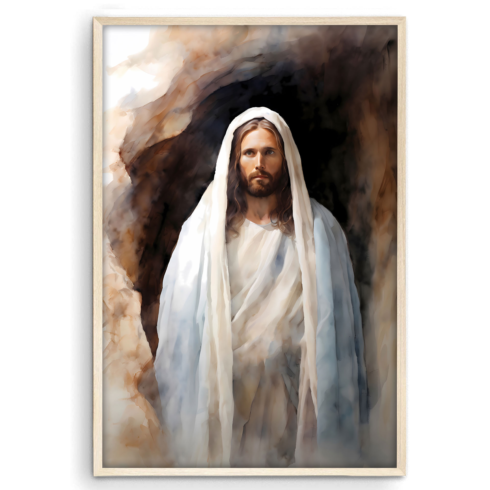 Eastern Print, The Resurrected Savior Poster, Christian Wall Decor ...