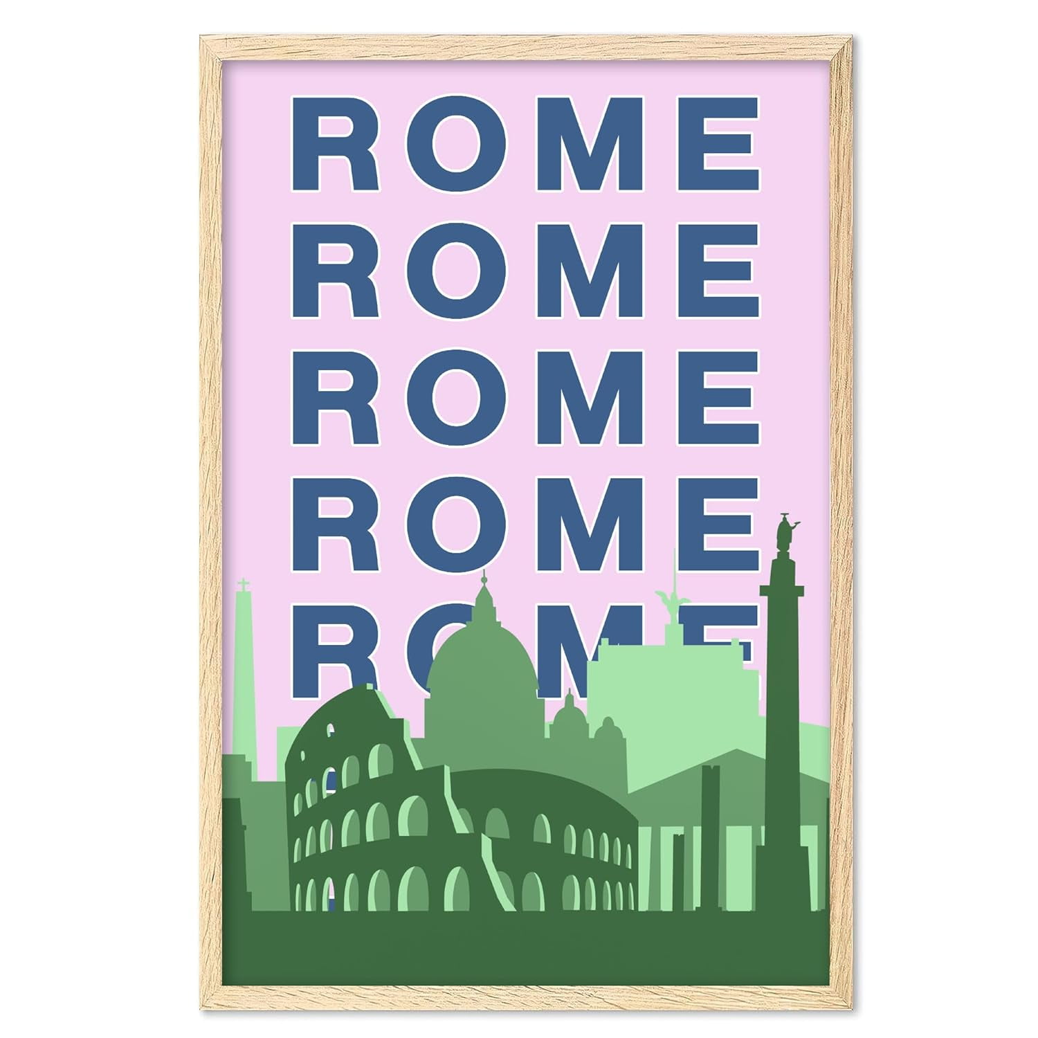 Eastern Print Rome Wall Art, Rome Art Print, Italy Art Print, Rome ...