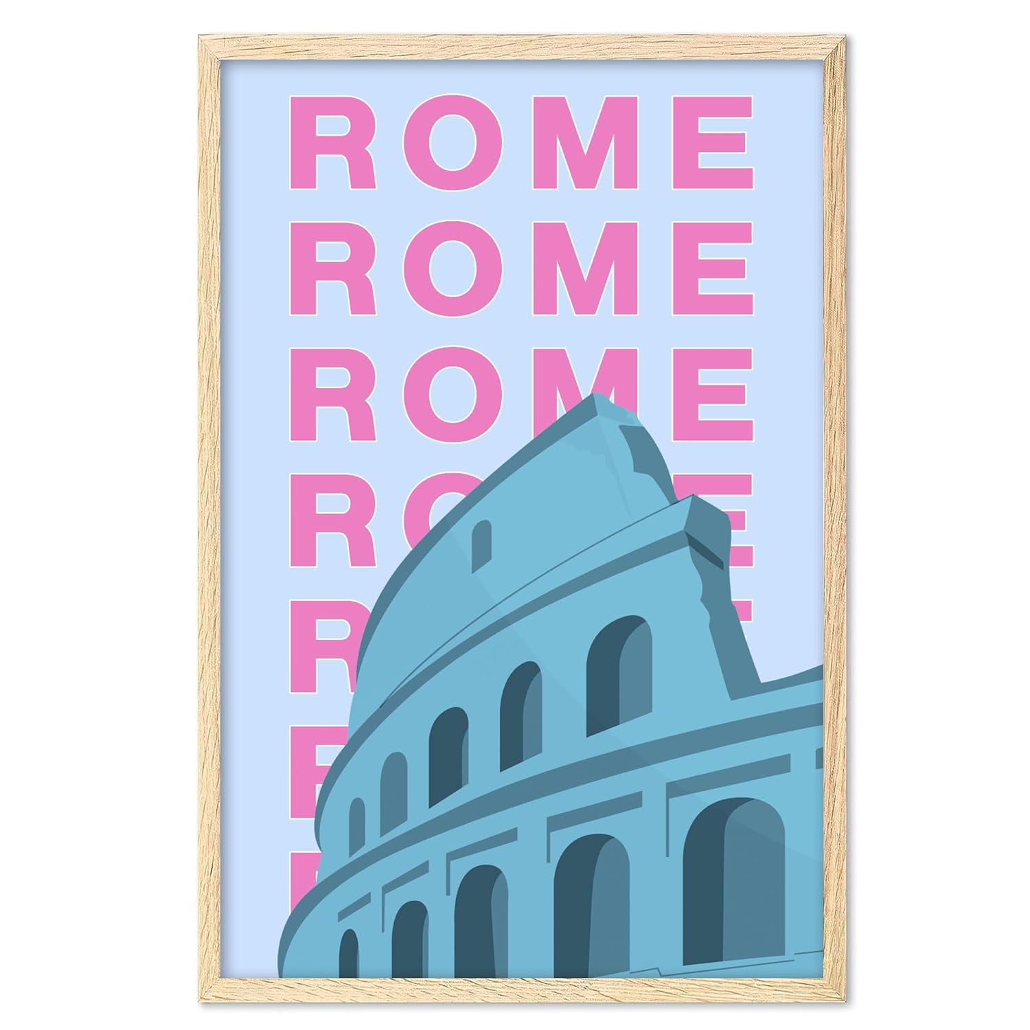 Eastern Print Rome Wall Art, Rome Art Print, Italy Art Print, Rome ...