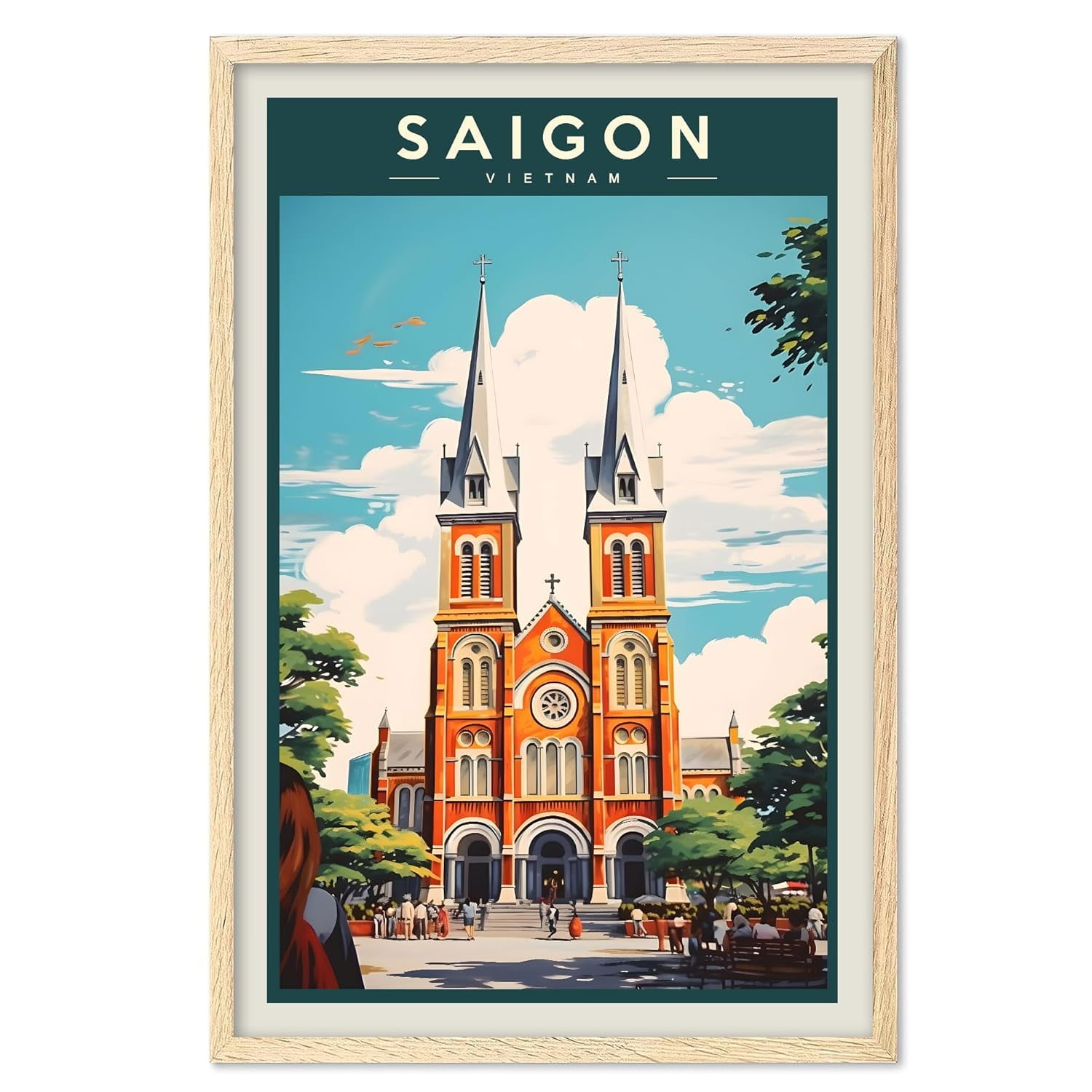 Eastern Print Saigon Poster, Saigon Print, Vietnam Poster, Vietnam Wall ...