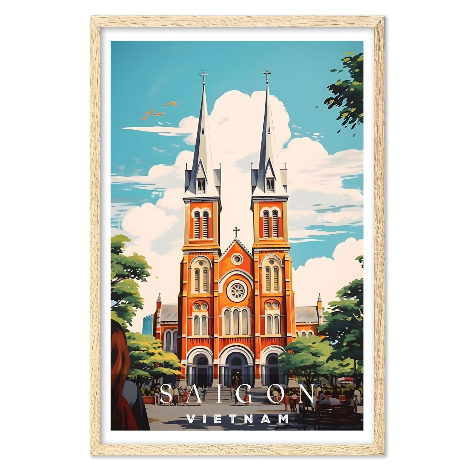 Eastern Print Saigon Poster, Saigon Print, Vietnam Poster, Vietnam Wall ...