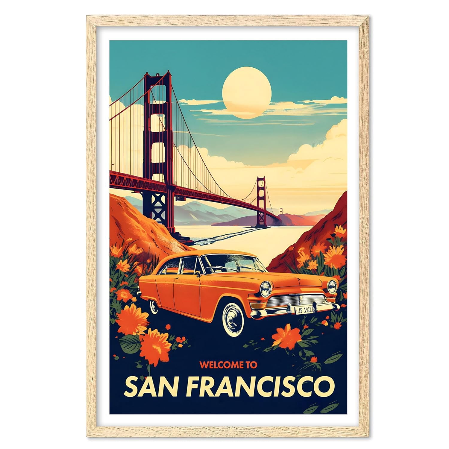 Eastern Print San Francisco Poster, San FranciscoPrint, San Francisco ...