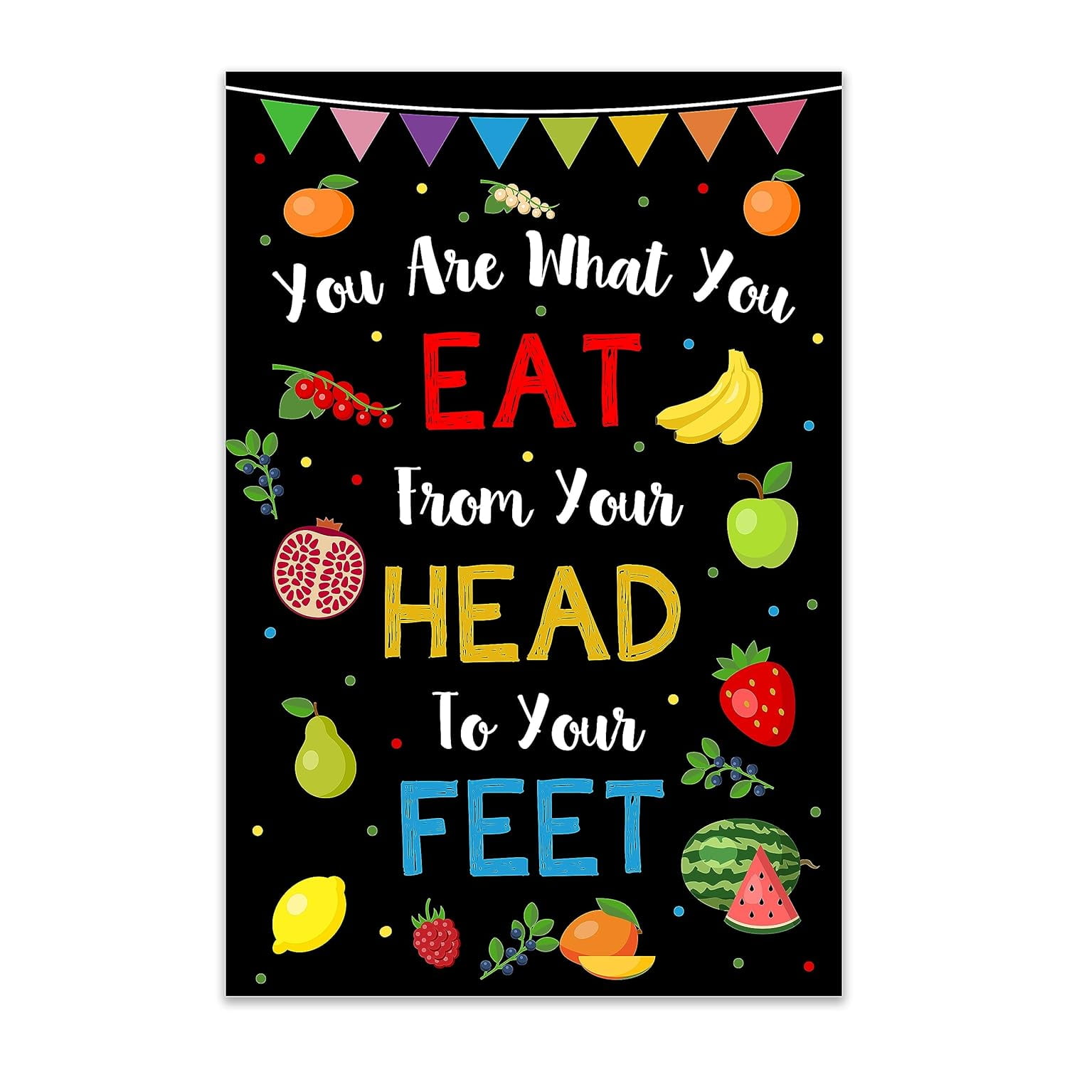 Eastern Print School Health Poster Cafeteria Poster Lunchroom School ...