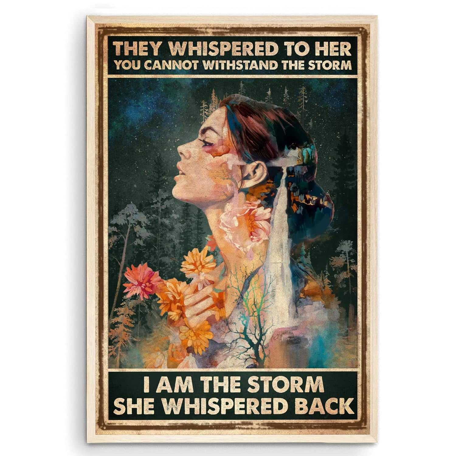 Eastern Print They Whispered to Her You Cannot Withstand The Storm ...