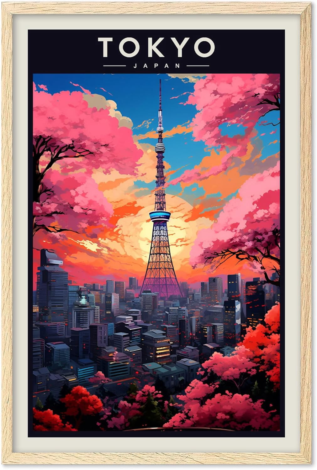 Eastern Print Tokyo Poster, Japan Poster, Japan Wall Art, Vintage ...