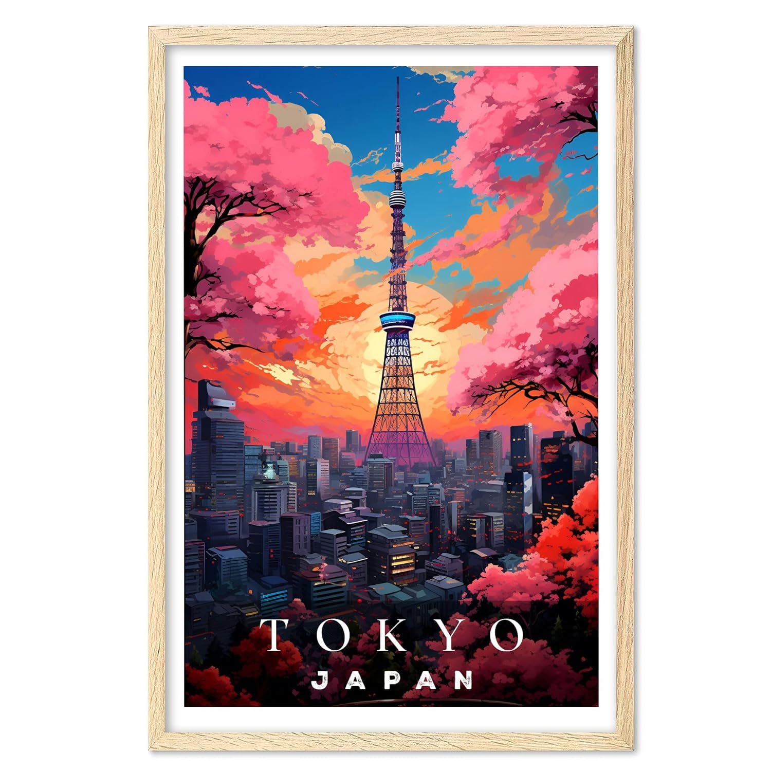 Eastern Print Tokyo Poster, Japan Poster, Japan Wall Art, Vintage ...