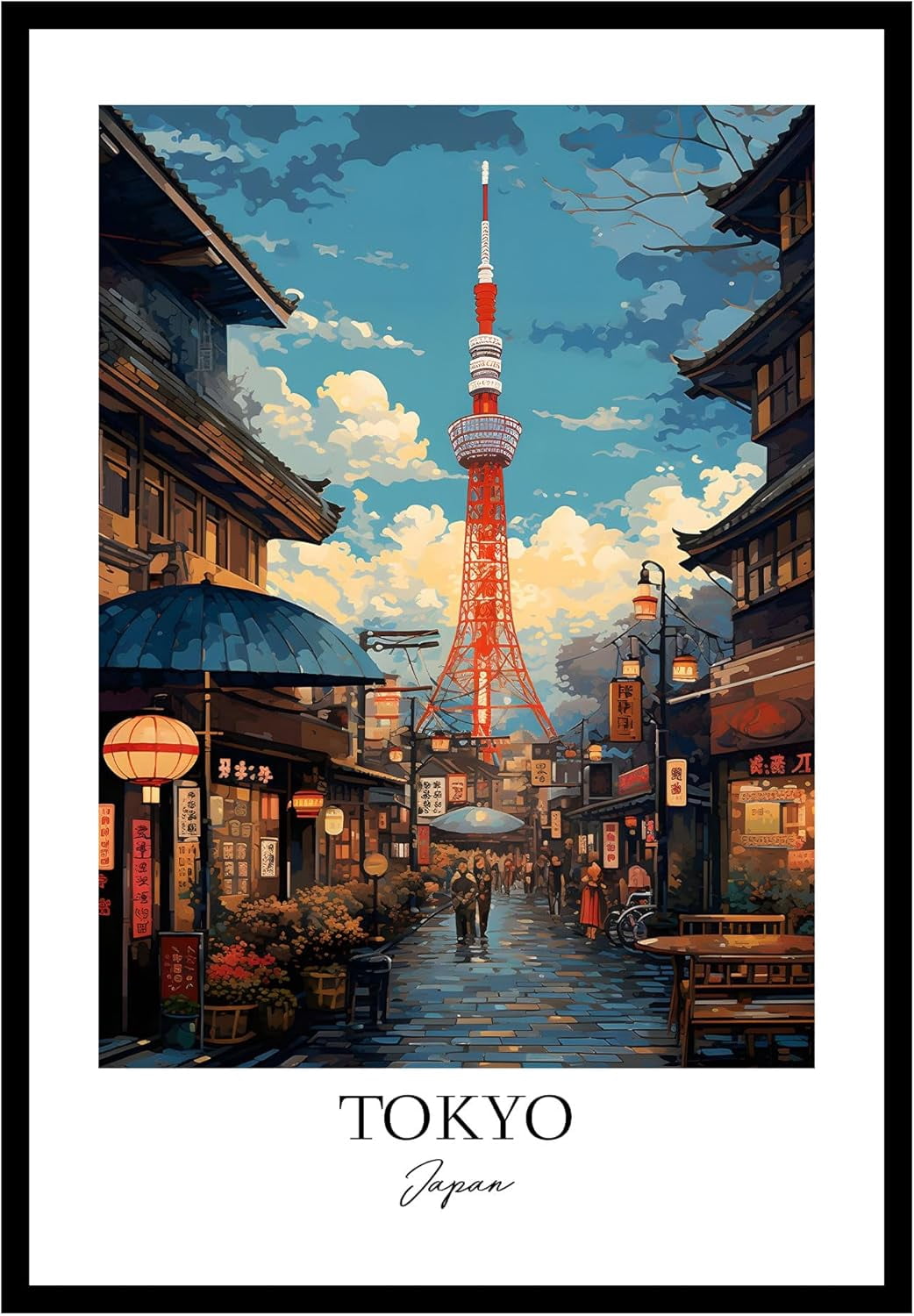 Eastern Print Tokyo Poster, Japan Poster, Tokyo Wall Art, Vintage ...