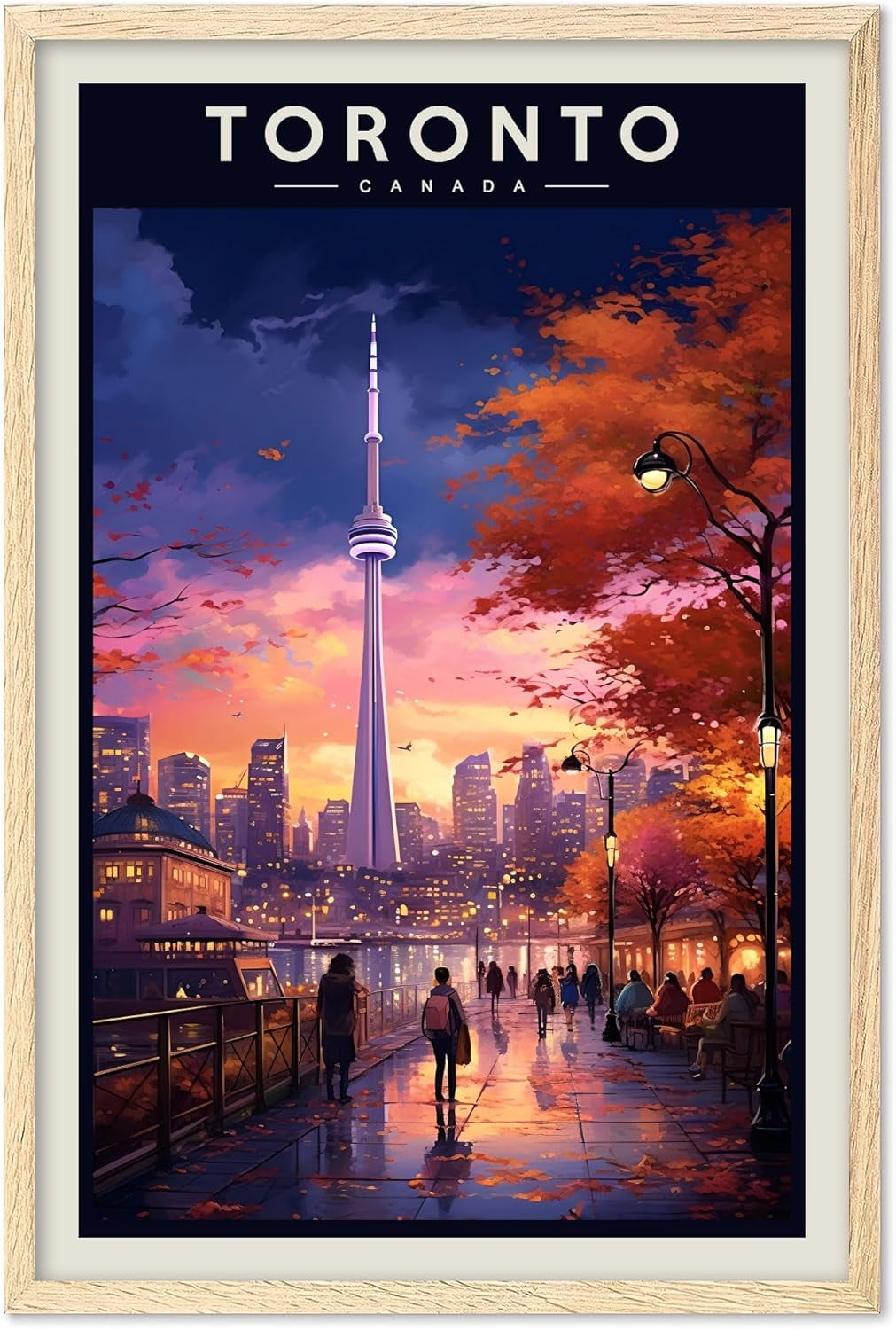 Eastern Print Toronto Poster, Canada Poster, Canada Wall Art, Vintage ...