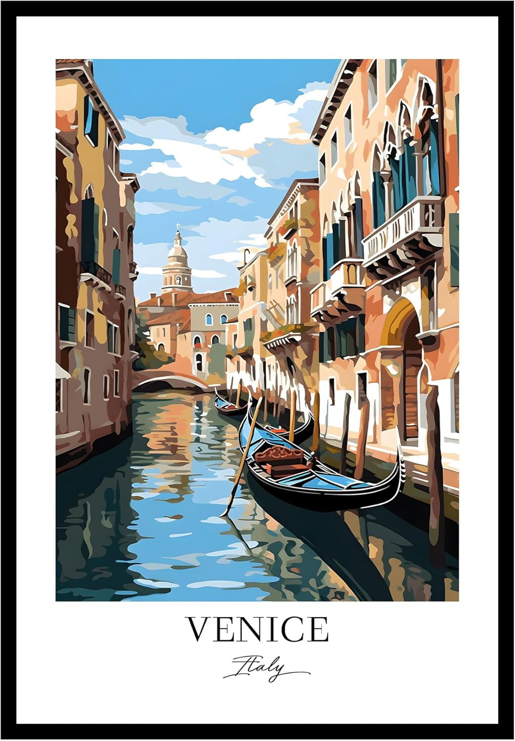 Eastern Print Venice Poster, Italy Poster, Venice Wall Art, Vintage ...