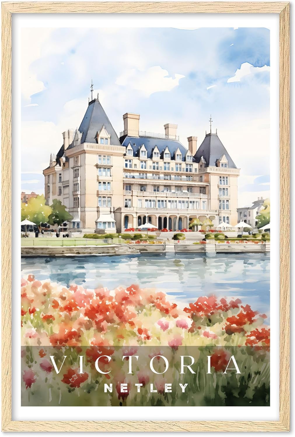 Eastern Print Victoria Poster, Netley Poster, Victoria Wall Art ...