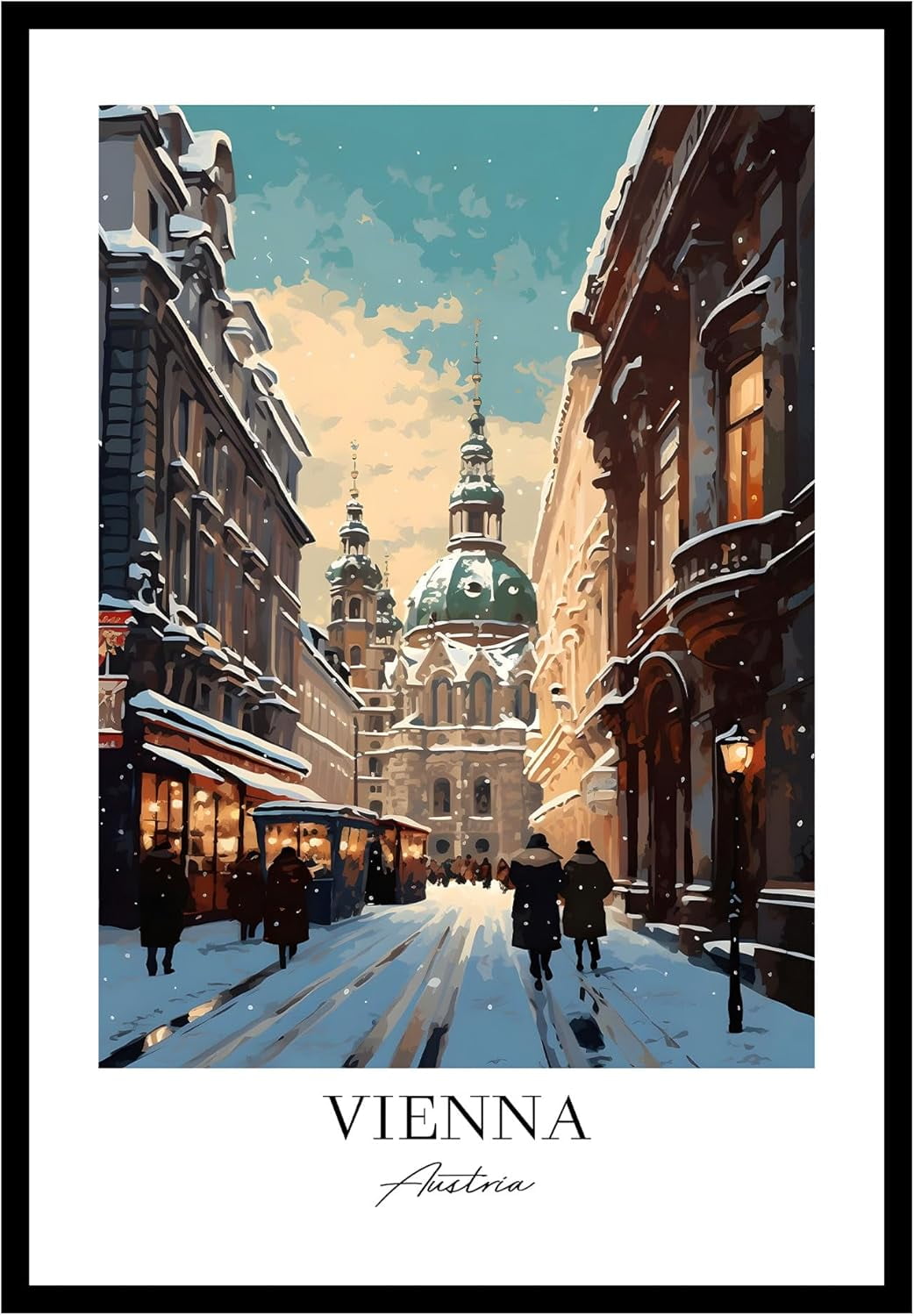 Eastern Print Vienna Poster, Austria Poster, Vienna Wall Art, Vintage ...