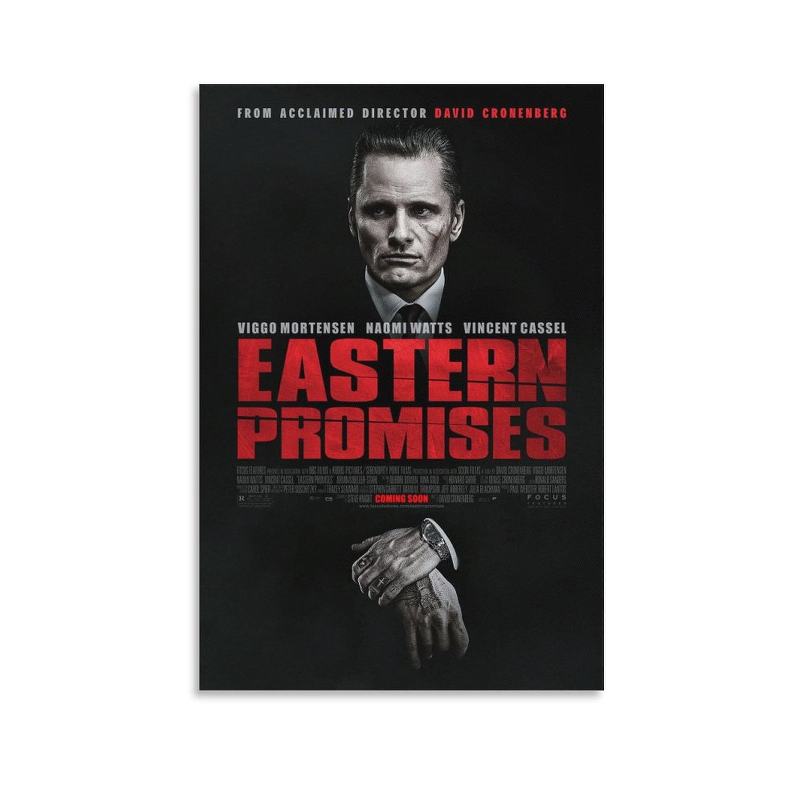 Eastern Promises Movie Poster Posters Wall Art Painting Canvas Gift ...