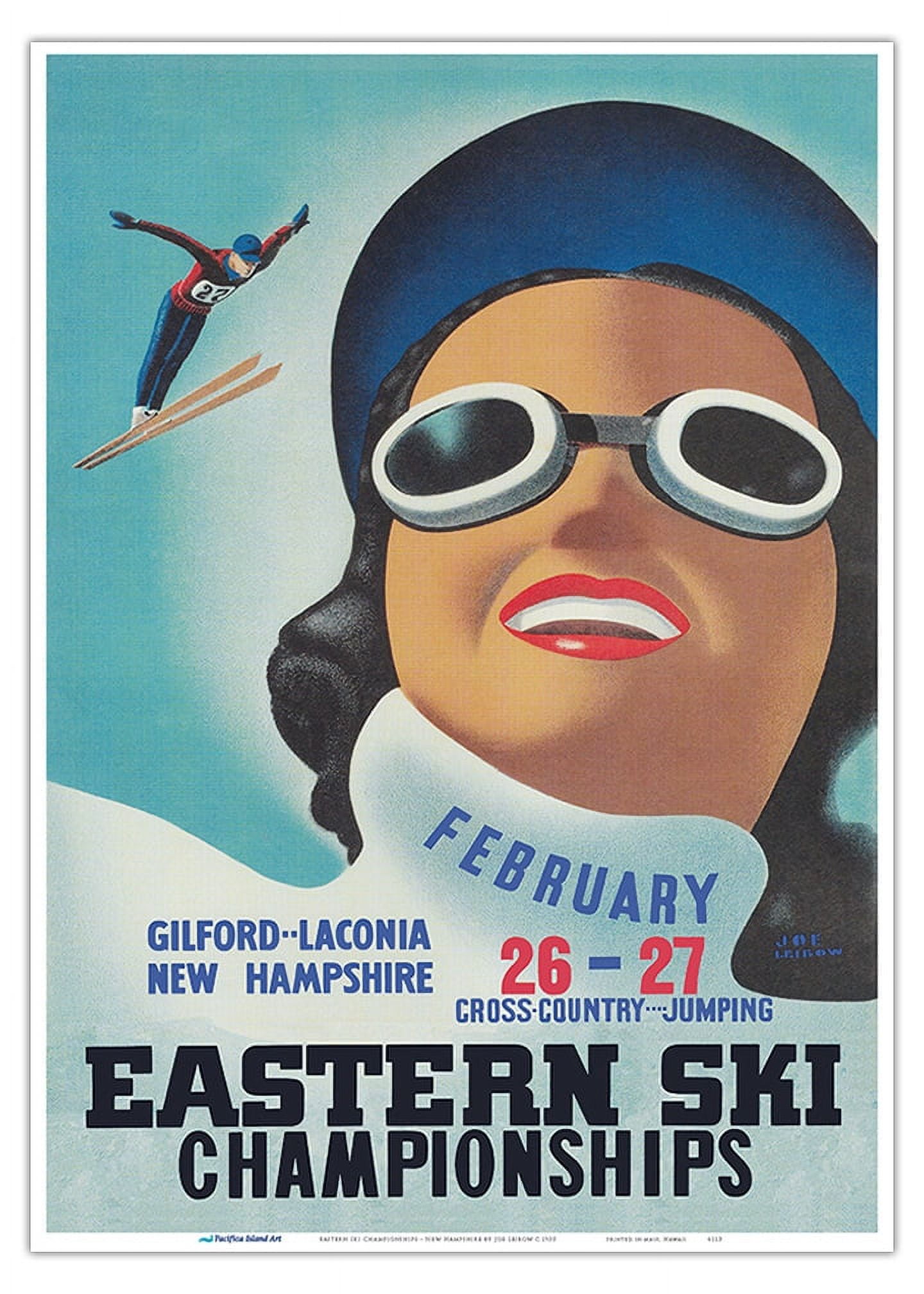 Eastern Ski Championships - Gilford and Laconia New Hampshire - Vintage ...