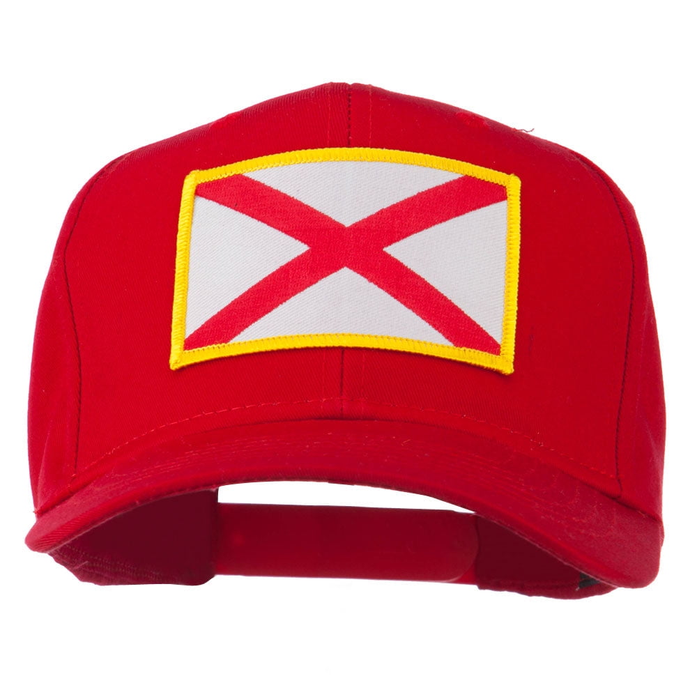 Eastern State Alabama Embroidered Patch Cap - Red OSFM - Walmart.com