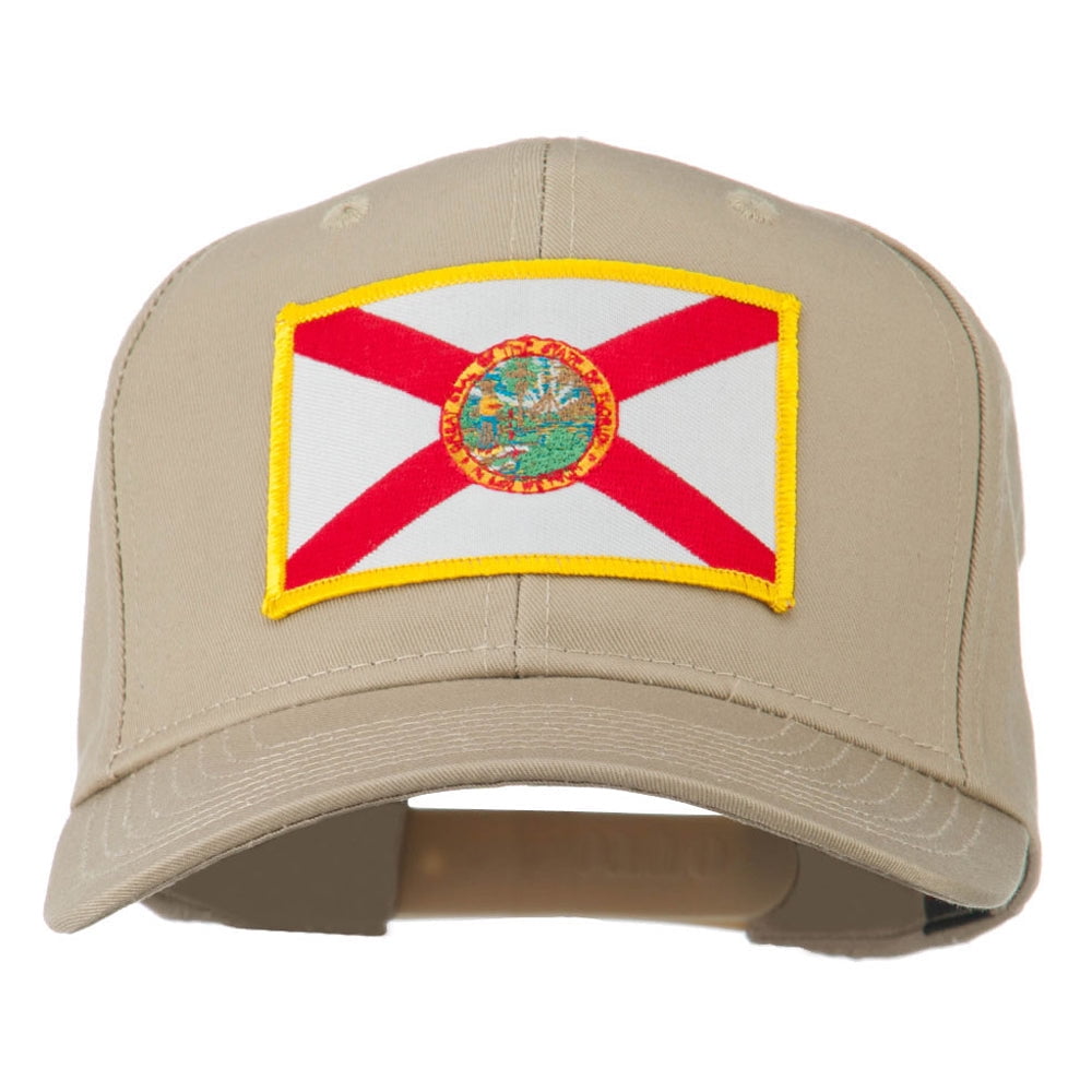 Eastern State Florida Embroidered Patch Cap - Khaki OSFM - Walmart.com