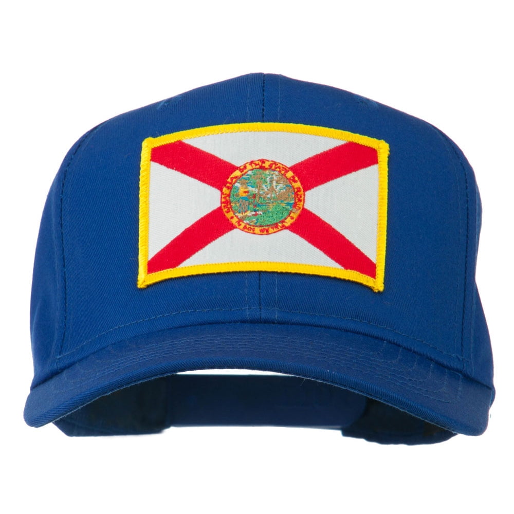 Eastern State Florida Embroidered Patch Cap - Royal OSFM - Walmart.com