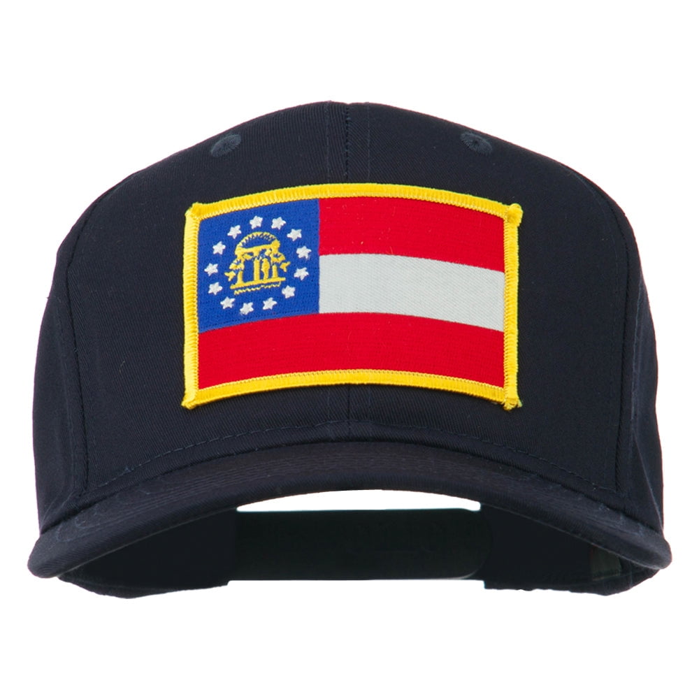 Eastern State Georgia Embroidered Patch Cap - Navy OSFM - Walmart.com