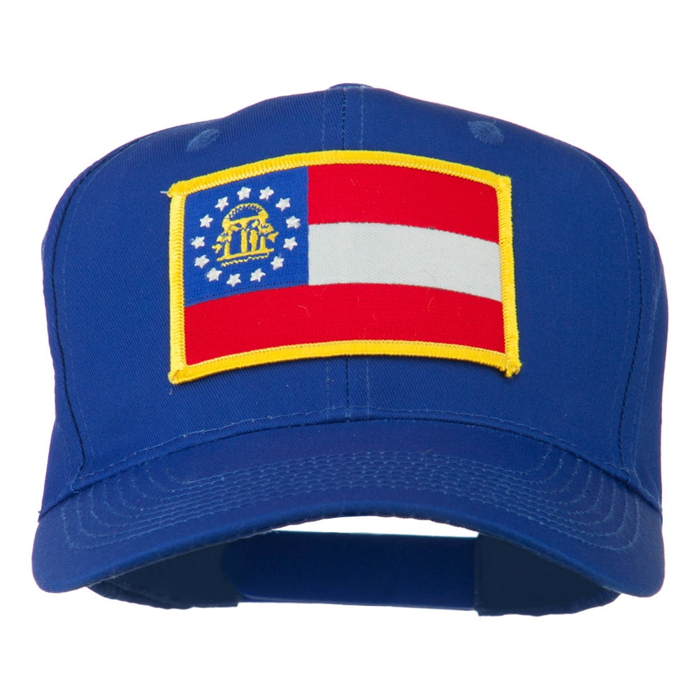 Eastern State Georgia Embroidered Patch Cap - Royal OSFM - Walmart.com