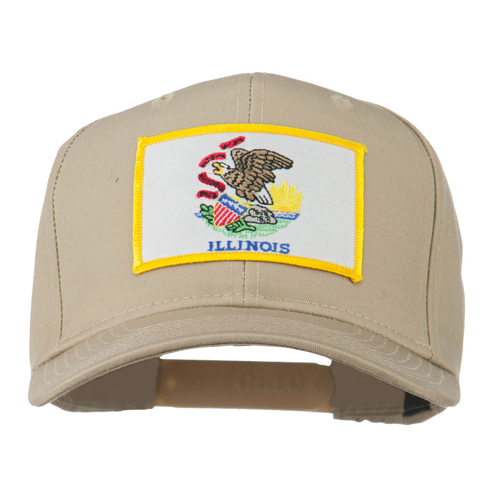 Eastern State Illinois Embroidered Patch Cap - Khaki OSFM - Walmart.com