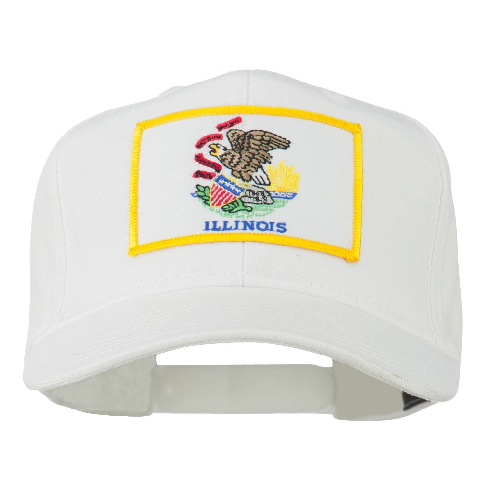 Eastern State Illinois Embroidered Patch Cap - White OSFM - Walmart.com