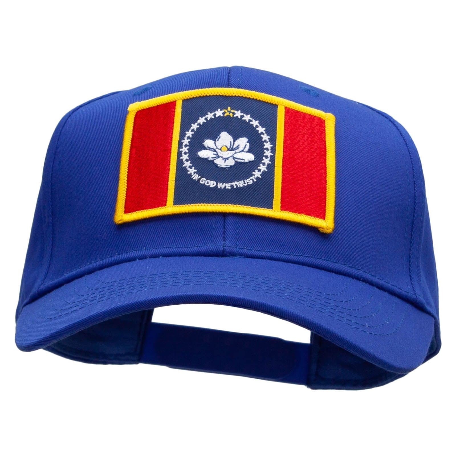 Eastern State Mississippi Embroidered Patch Cap - Royal OSFM - Walmart.com