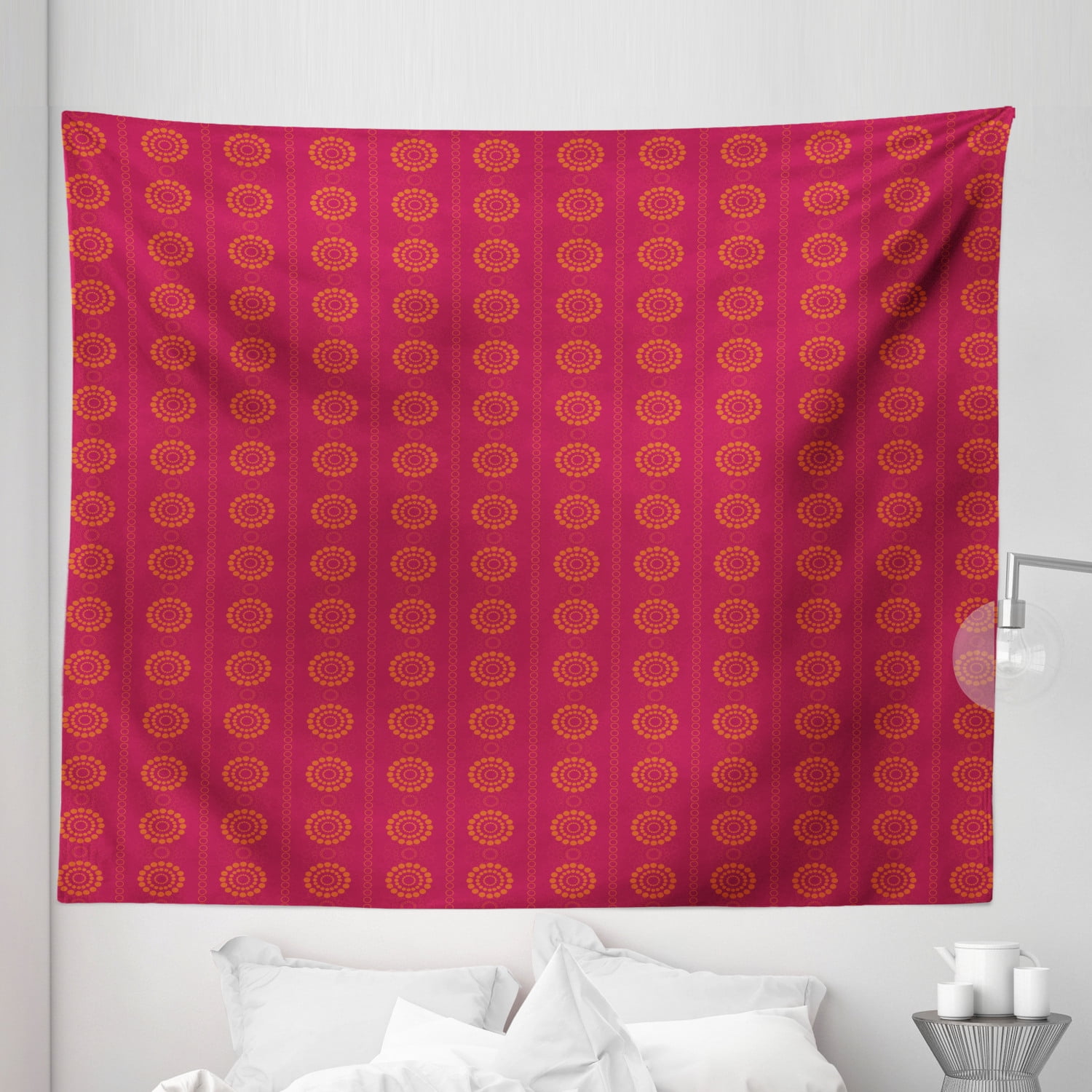 Eastern Tapestry, Image with Abstract Detailed Sun Inspired Pattern Art ...