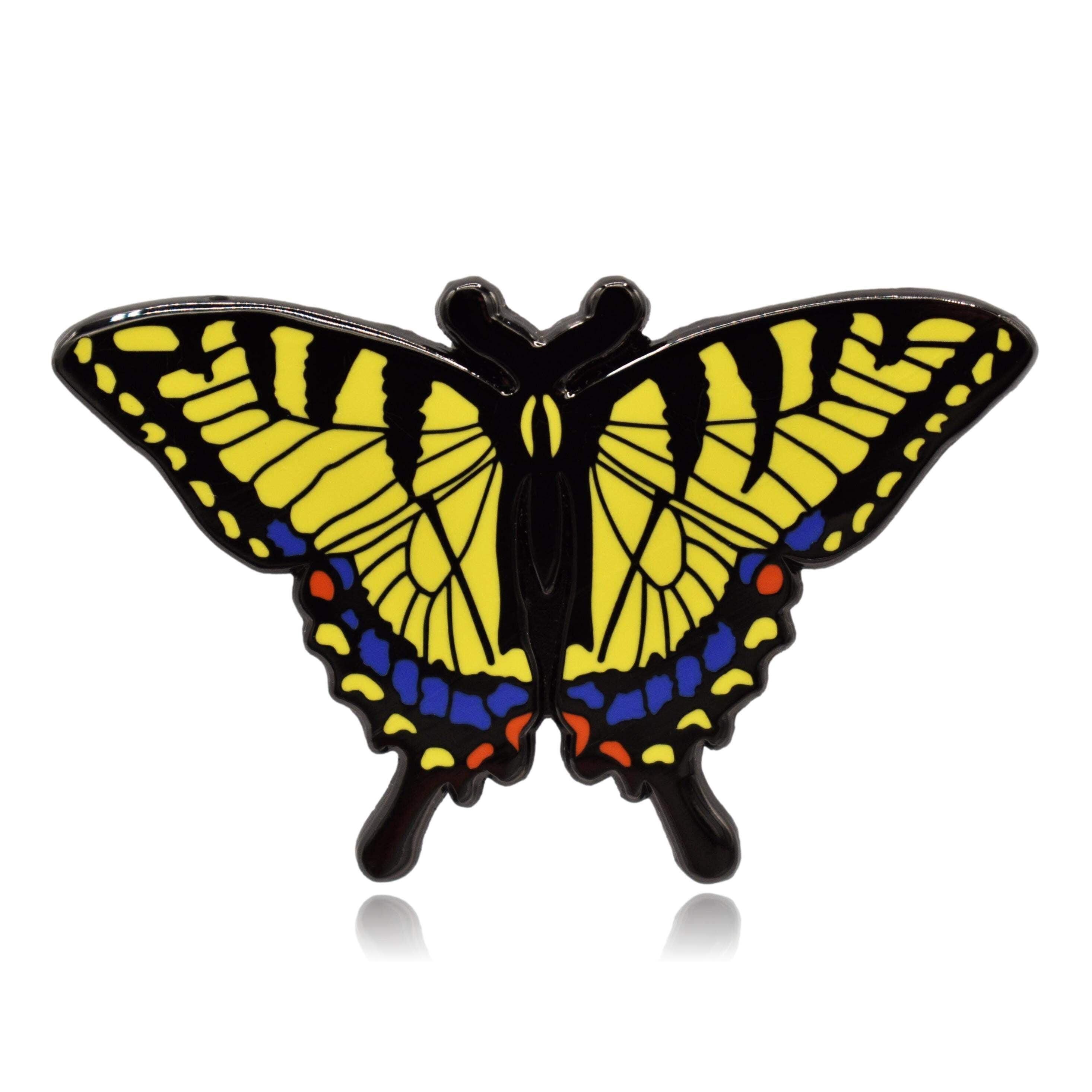 Eastern Tiger Swallowtail Butterfly Hard Enamel Pin | Clayton Jewelry ...