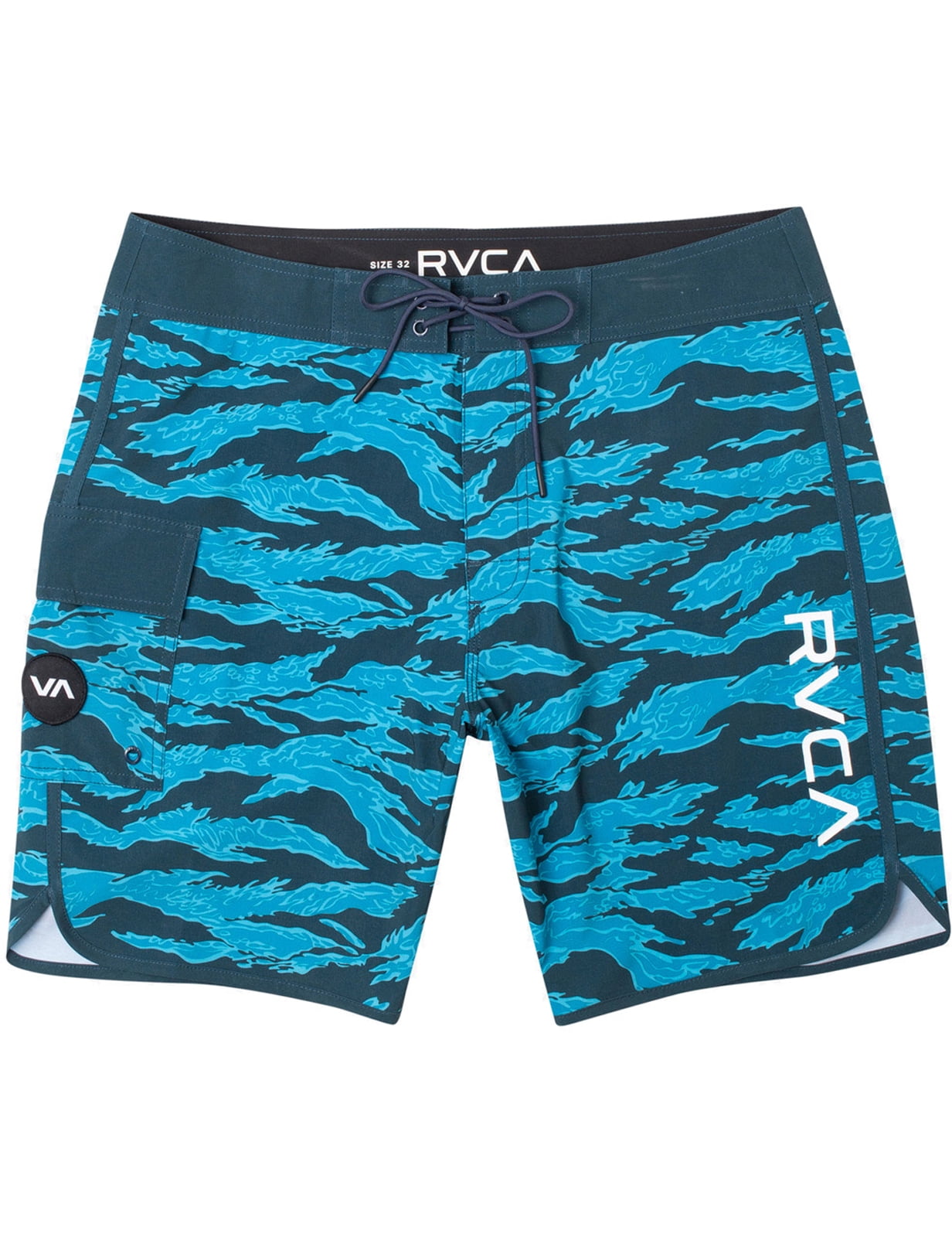 Eastern Trunk Mid Length Boardshorts [Blue Camo] - Walmart.com