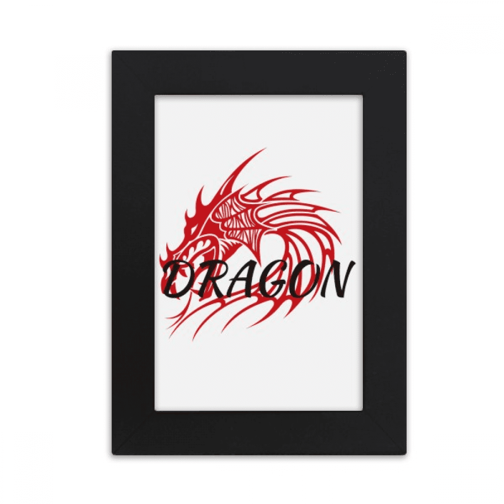 Eastern Western Wings Mythical Animal Dragon Desktop Photo Frame ...